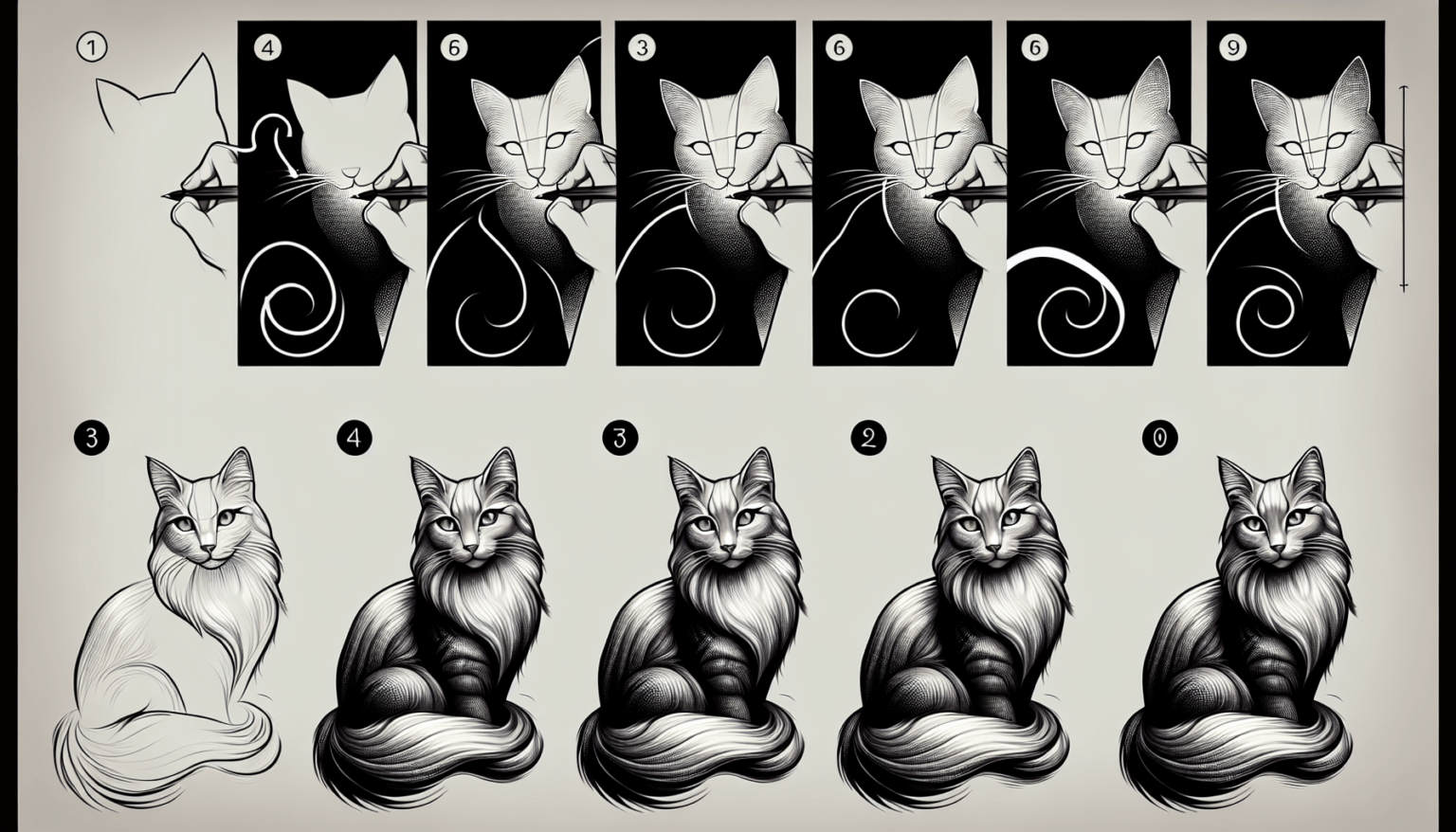 How To Draw A Cat Step By Step - Meowble – Purrrfect Comfort for Your ...